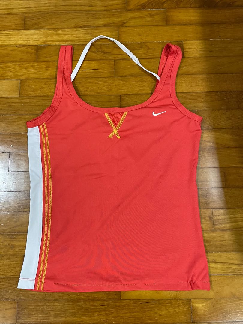 Nike reworked top, Women's Fashion, Tops, Sleeveless on Carousell
