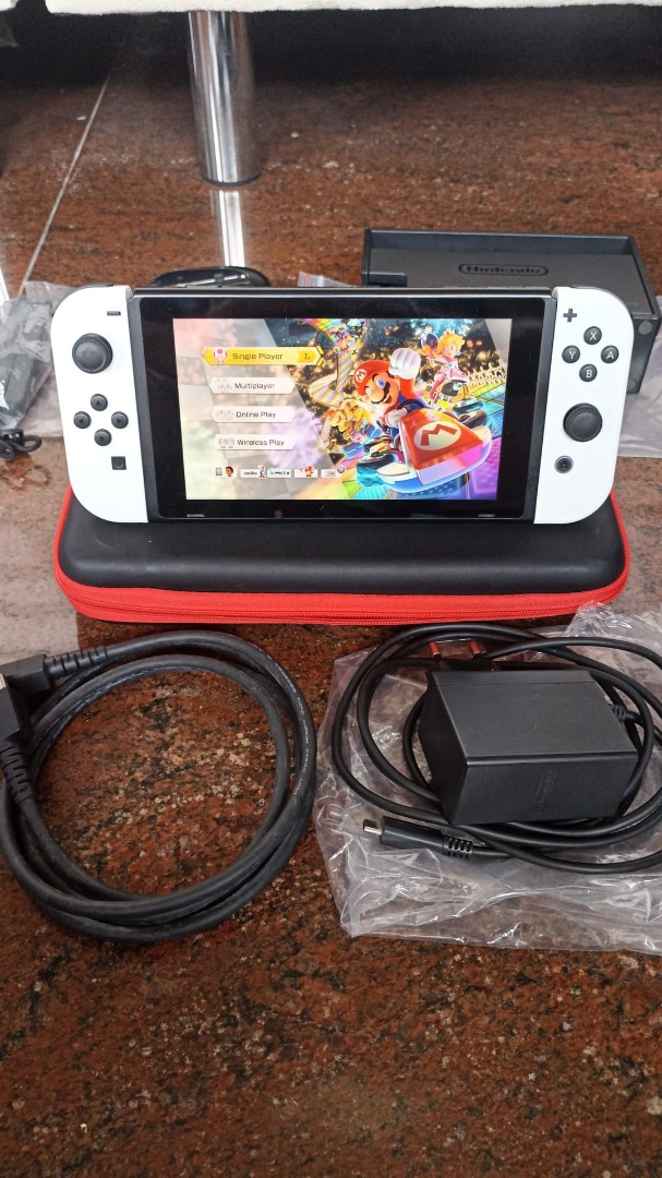 Nintendo Switch full set with accessories and pouch/carrier, Video ...