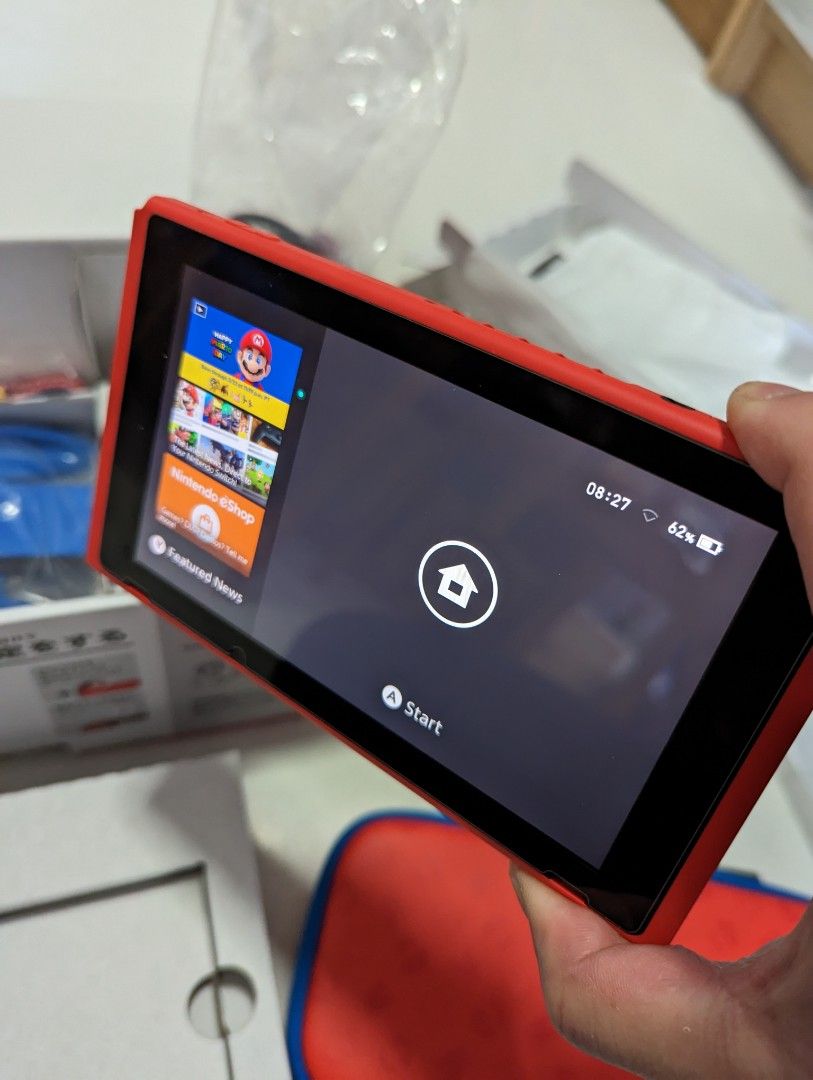 Nintendo Switch Mario console special edition rare and collector item ...