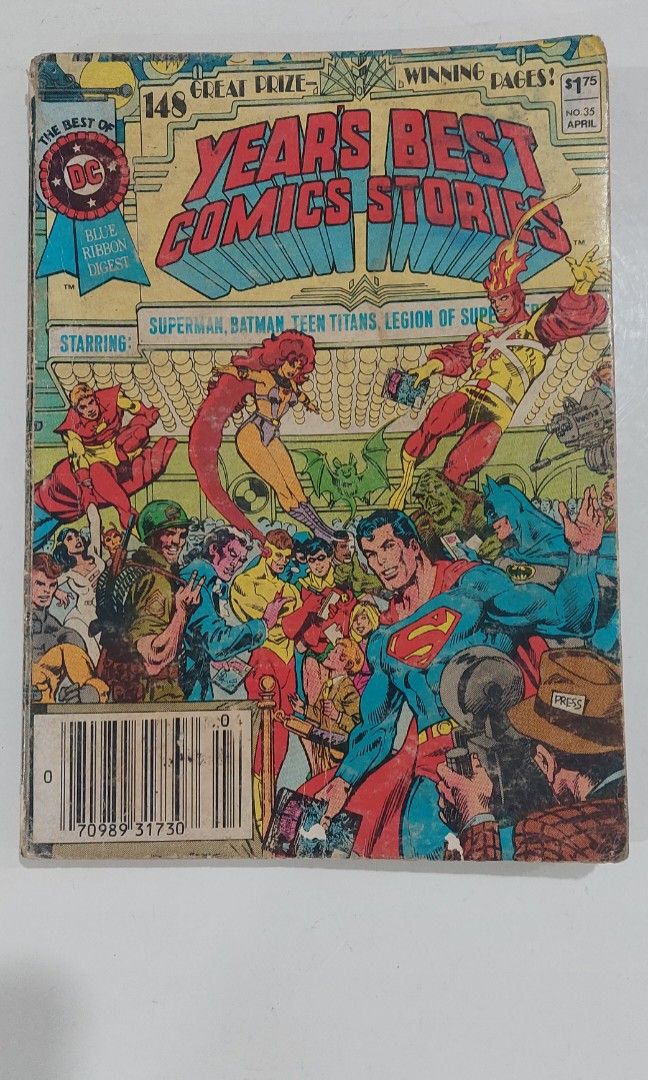 NO. 35 best of DC -- YEAR'S BEST COMIC.STORIES, Hobbies & Toys, Books ...