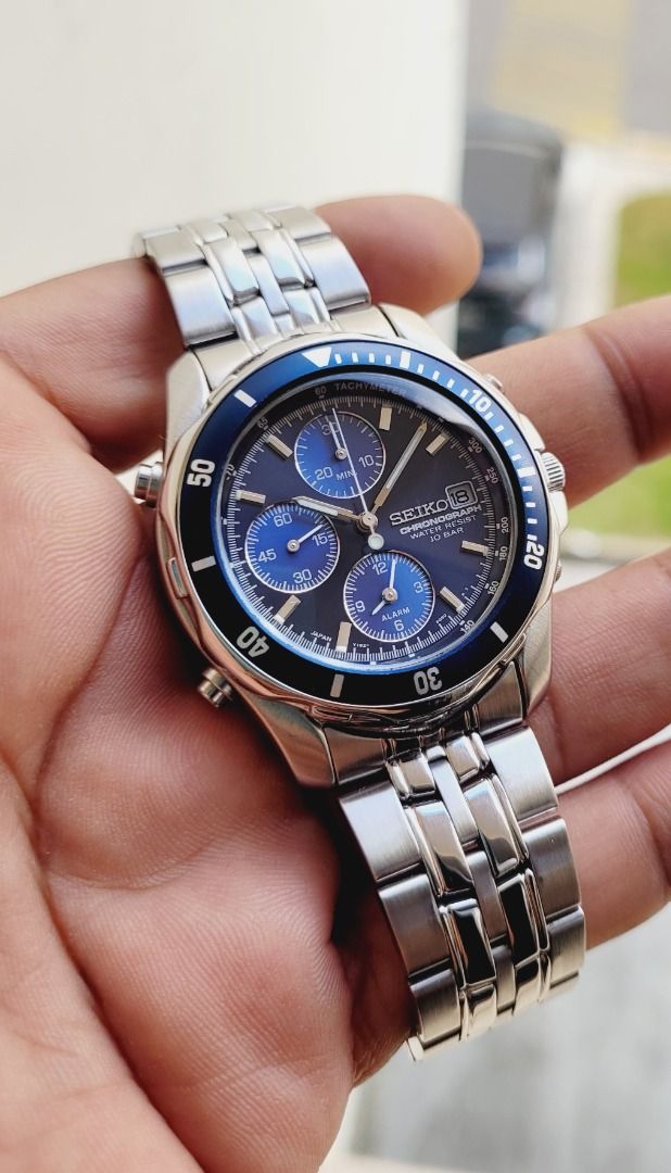 NOS Seiko Prospex Gen 2 Speedmaster Navy Dial Full SeT JDM Made in ...
