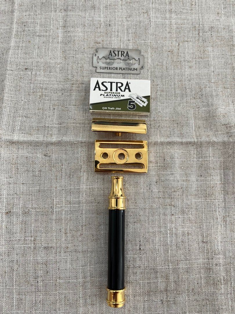 Old school Brass&copper shaver set, Beauty & Personal Care, Men's ...