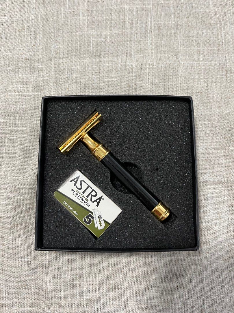 Old school Brass&copper shaver set, Beauty & Personal Care, Men's ...