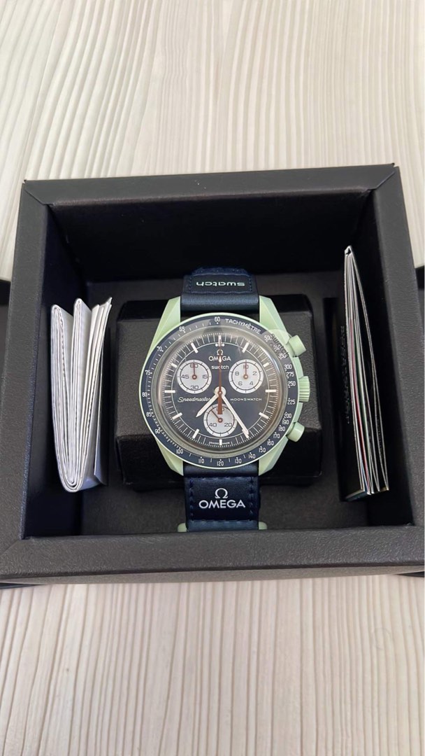 Omega Swatch Bioceramic moonswatch, Men's Fashion, Watches ...