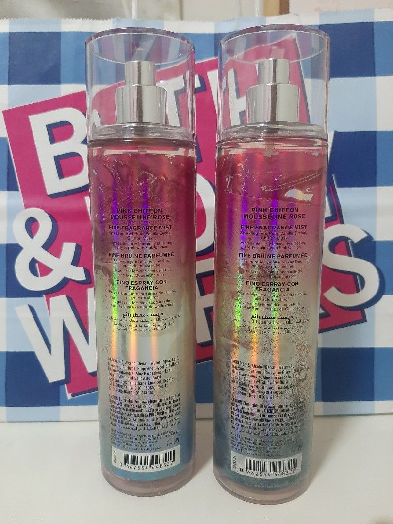 Original BBW Pink Chiffon Mist on Carousell