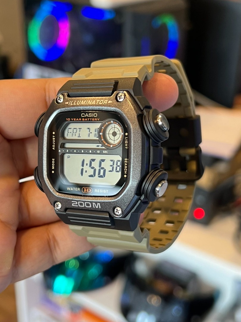 ORIGINAL CASIO Illuminator Digital Watch DW-291HX-5AV / Legit Casio Digital Resin Band Men's ...