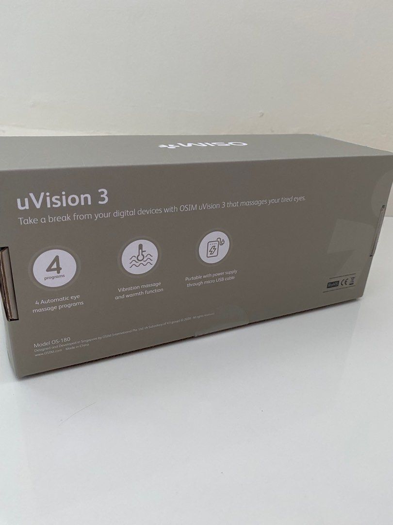 Osim uVision 3 Eye Massager, Health & Nutrition, Massage Devices on ...
