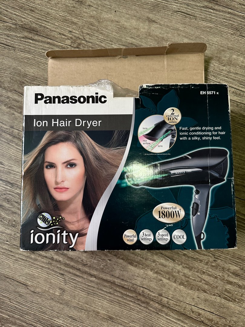 Panasonic Ion Hair Dryer, Beauty & Personal Care, Hair on Carousell