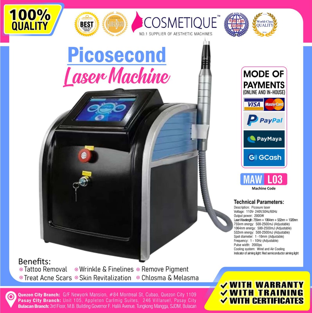 Picosecond Carbon Laser Machine, Beauty & Personal Care, Face, Face ...