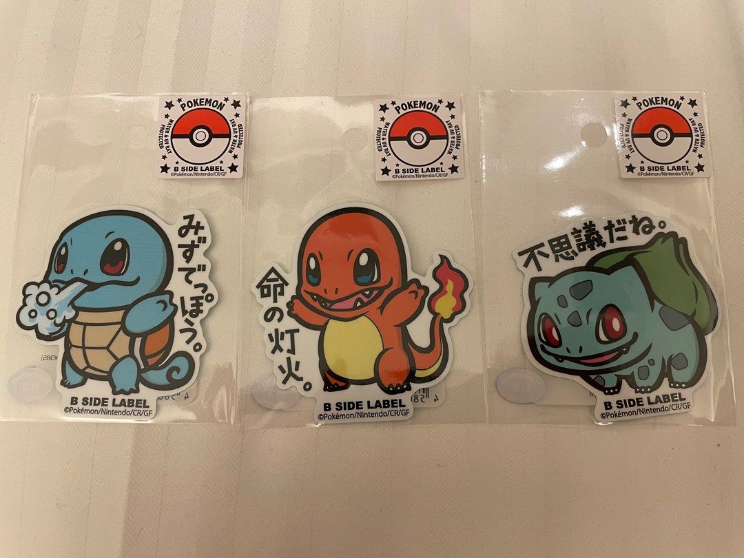 Pokemon B SIDE Label Stickers, Hobbies & Toys, Stationery & Craft, Art ...