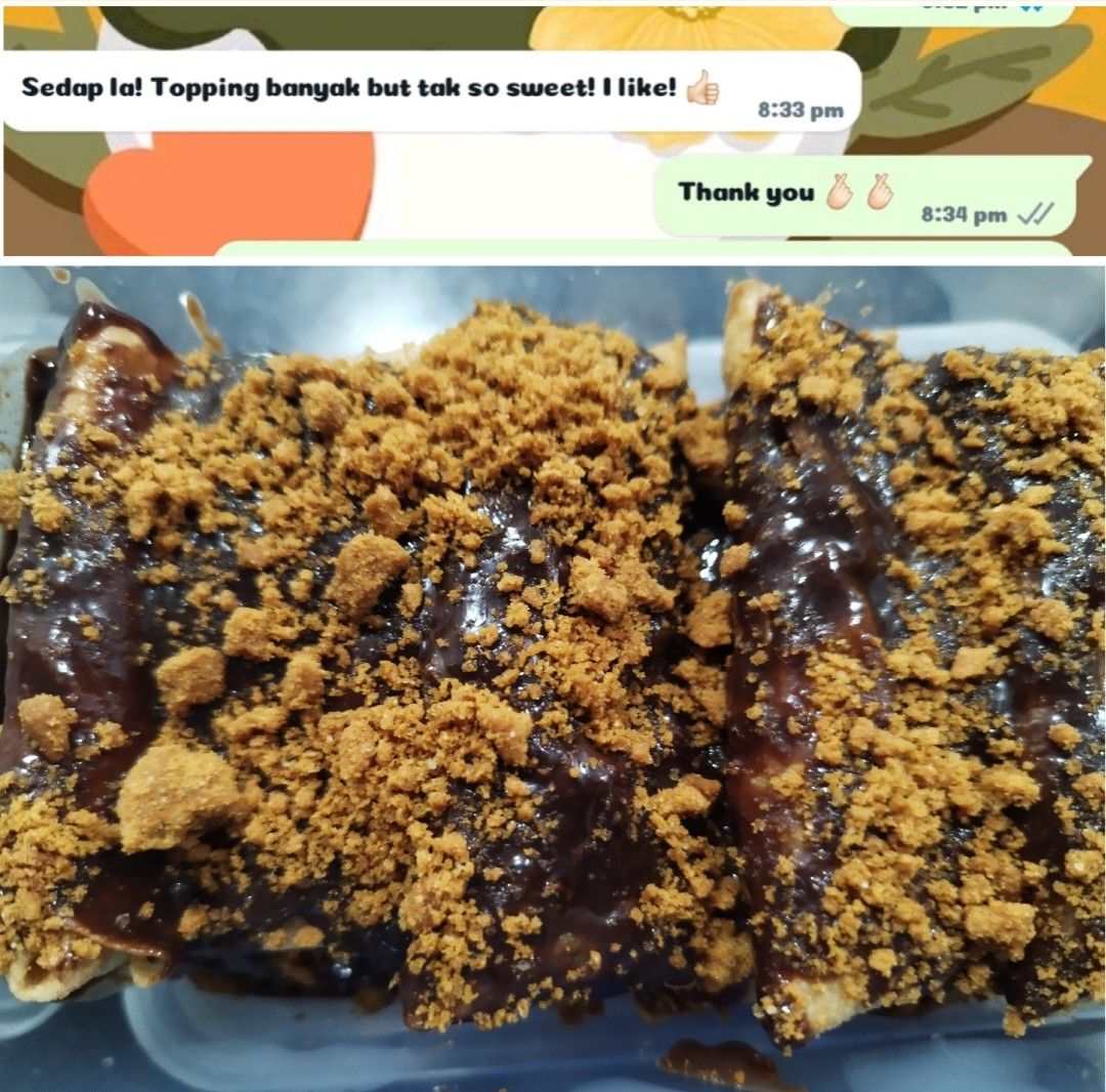 Popiah Pisang Crispy, Food & Drinks, Local Eats on Carousell