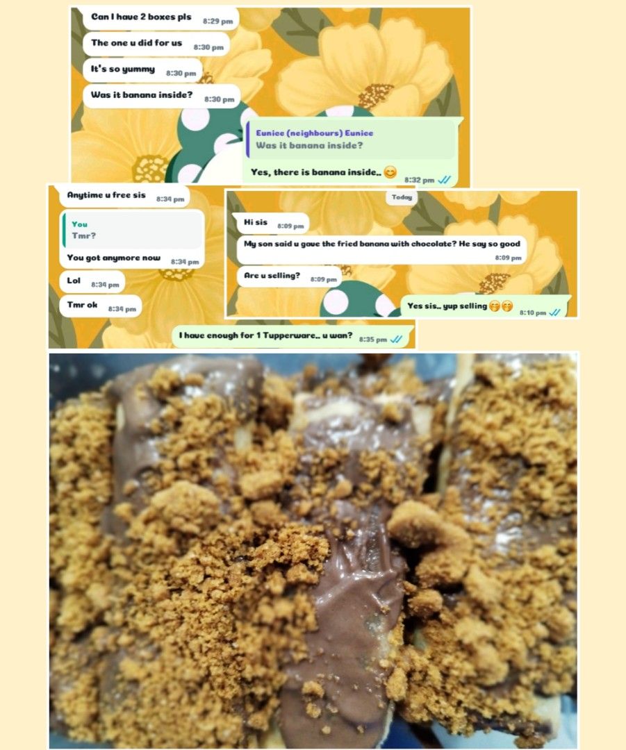 Popiah Pisang Crispy, Food & Drinks, Local Eats on Carousell