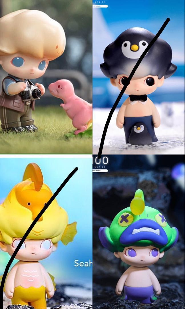 popmart dimoo dating jurassic world aquarium growth recorder penguin ...