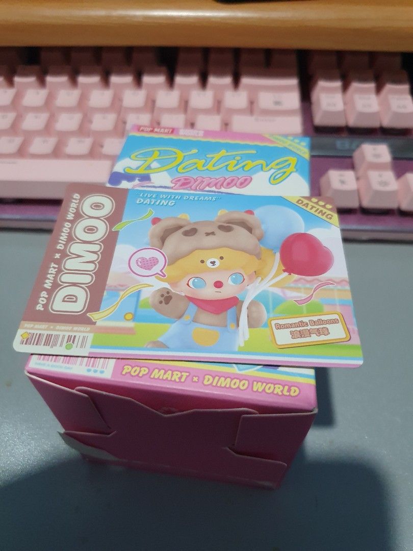 Popmart Dimoo Dating Romantic Balloon, Hobbies & Toys, Toys & Games on ...