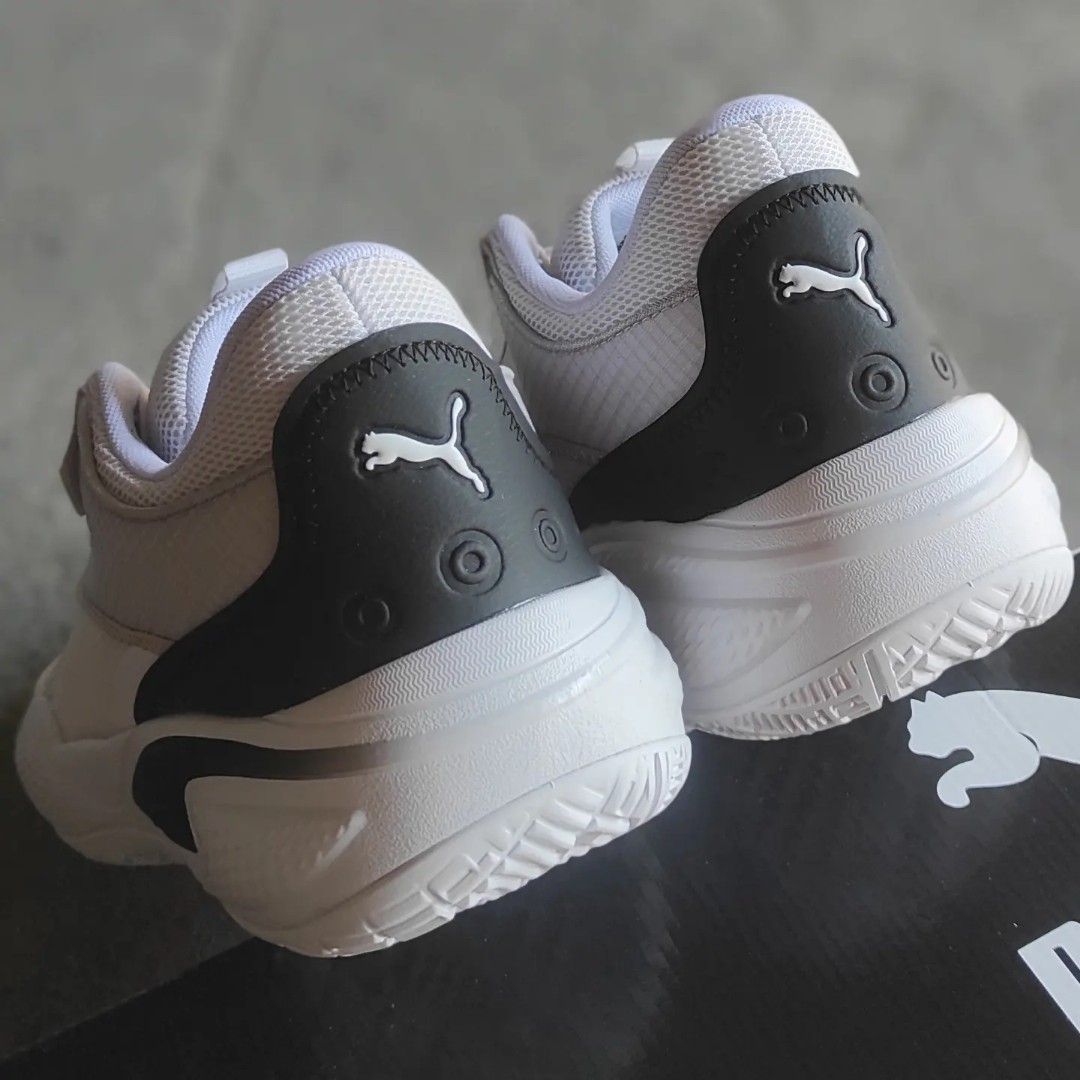 Puma Court Rider I Basketball "White Black" on Carousell