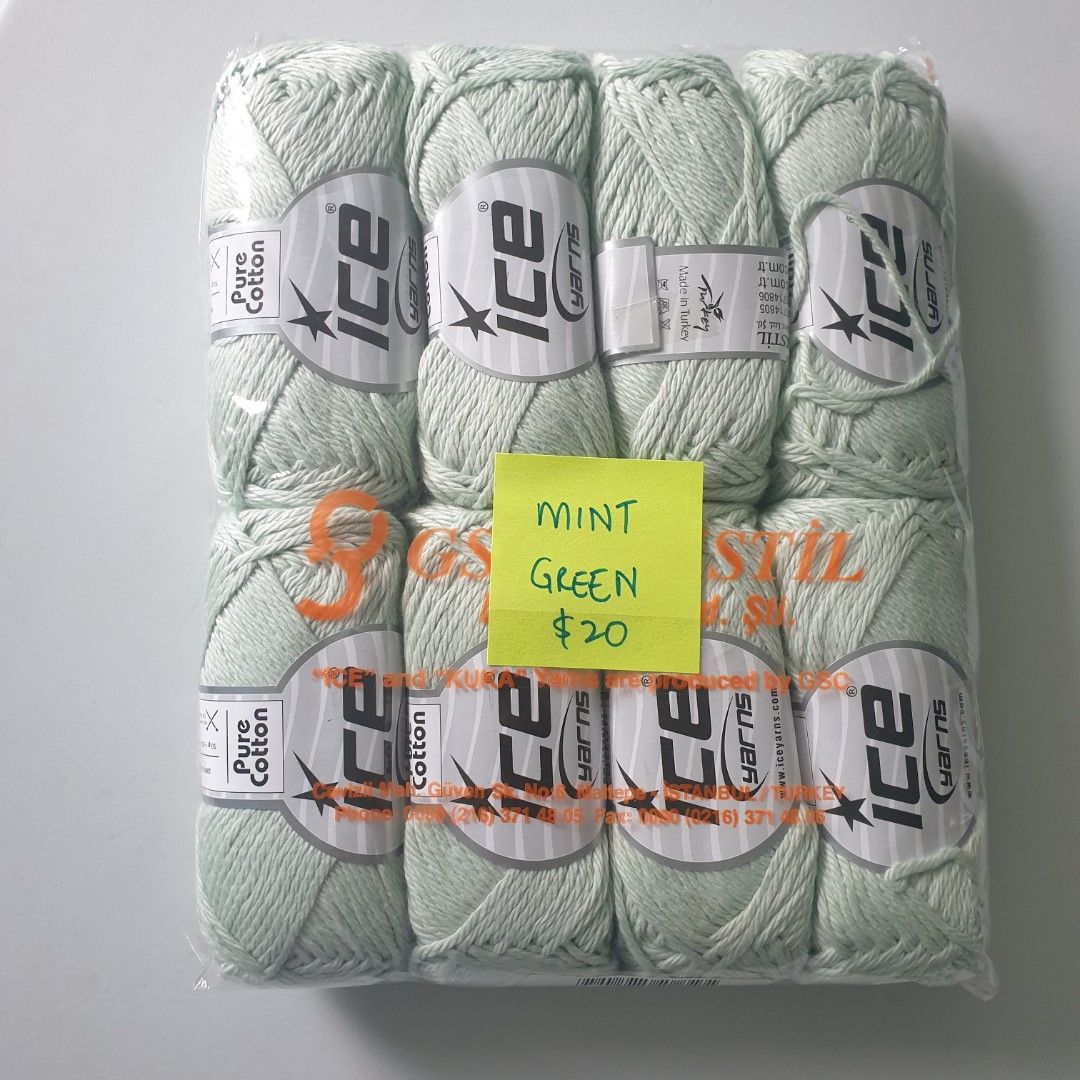 Pure Cotton Yarn Packs for Crochet and Knitting, Hobbies & Toys ...