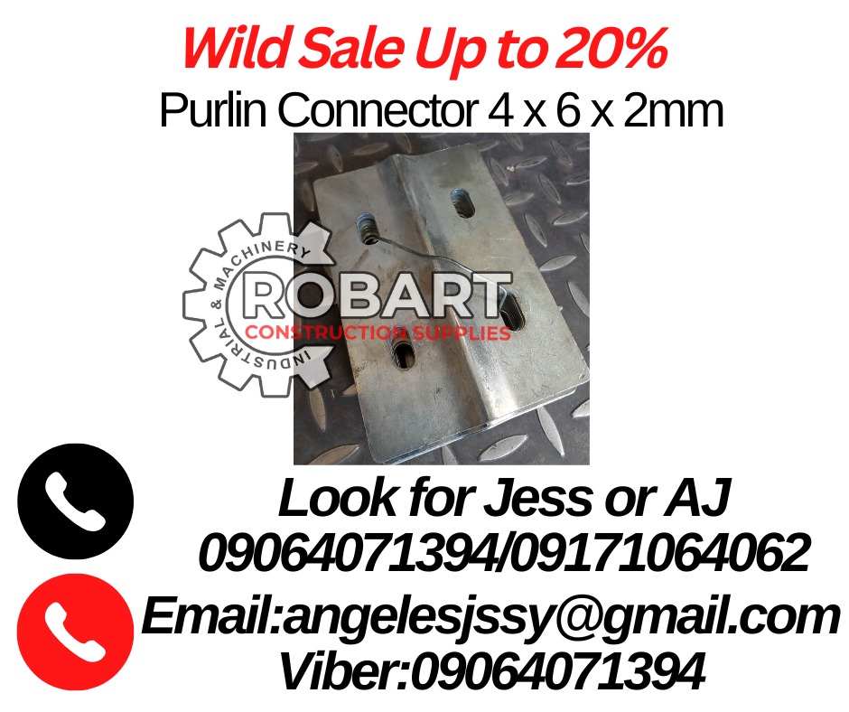 Purlin Connector 4 x 6 x 2 on Carousell