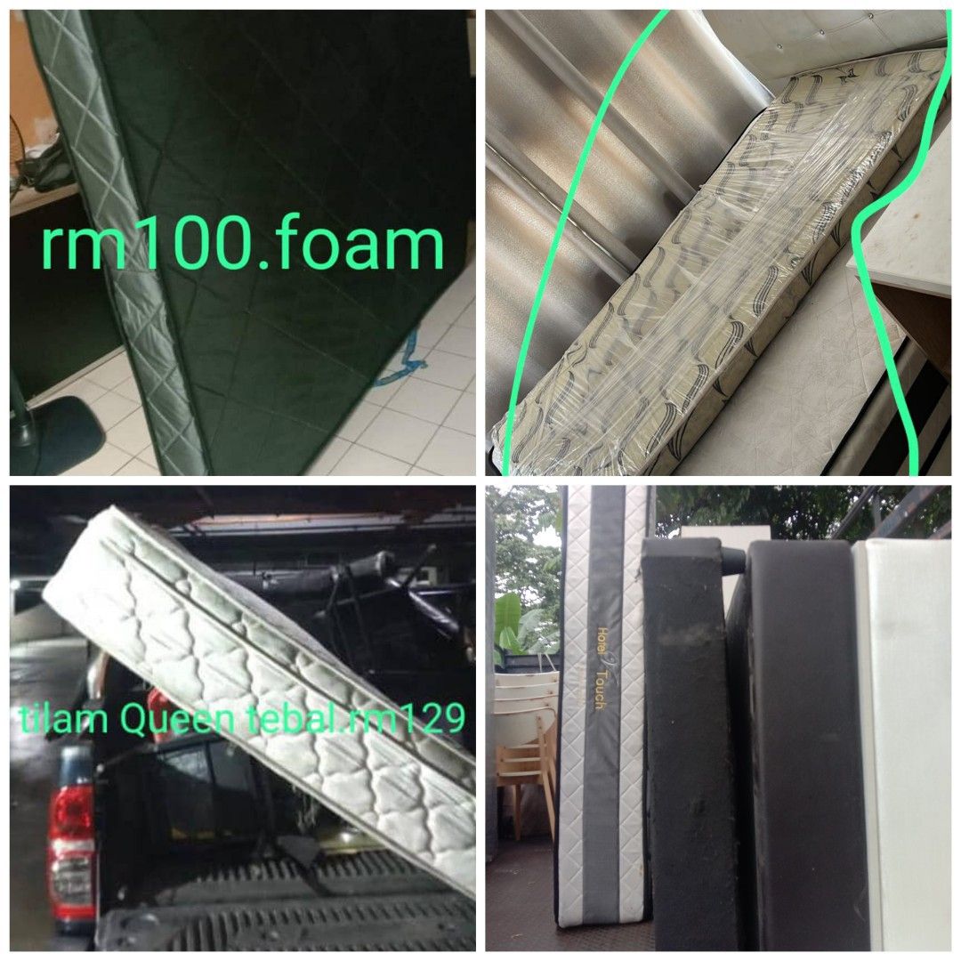 Rangka katil single supersingle king, Furniture & Home Living ...