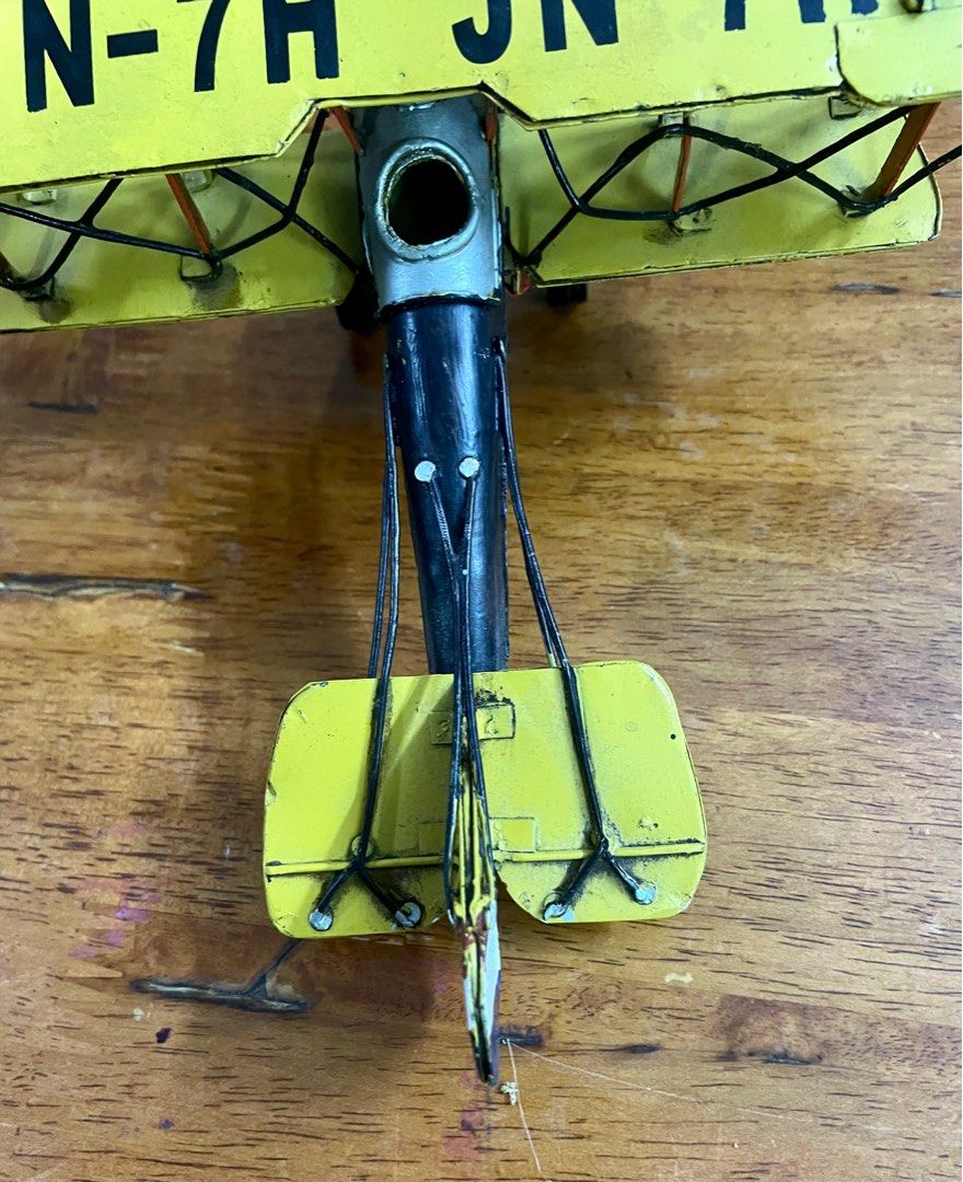 Rare Model Airplane, Jenny JN-7H Barnstormer WWI Biplane Metal Model ...