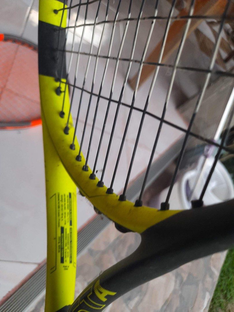 RARE Nadal Babolat Aeropro Drive Cortex Tennis Racquet Pair on Carousell