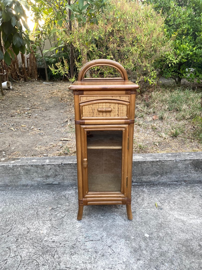 rattan telephone rack on Carousell