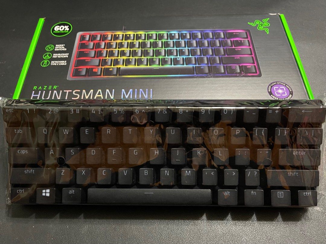 Razer Hunstman Mini with Razer Ergonomic Wrist Rest, Computers & Tech ...