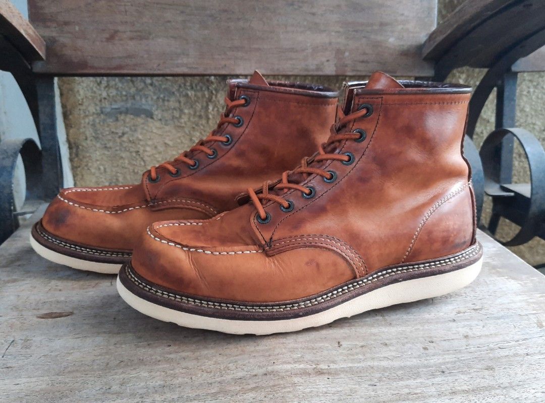 Red Wing 1907 Copper Rough and Tough Moc Toe Redwing on Carousell