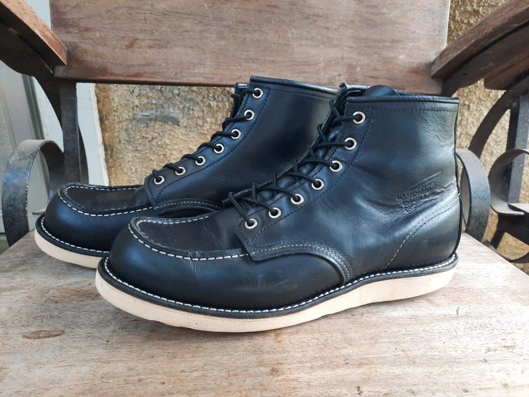 Red Wing 8130 Black Moc Redwing, Men's Fashion, Footwear, Boots on ...