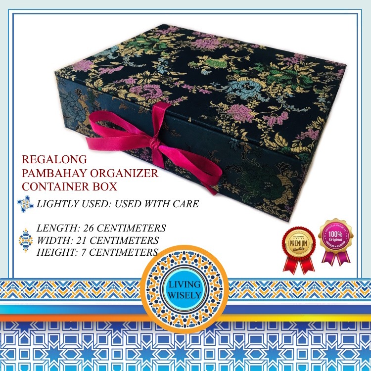Regalong Pambahay Organizer Container Box, Furniture & Home Living ...