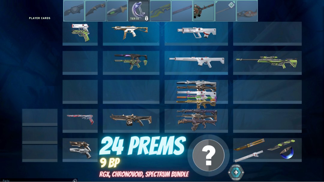 Rgx blade + Rgx 2.0 & Spectrum bundle 24 PREMIUMS CHEAP VALORANT ...