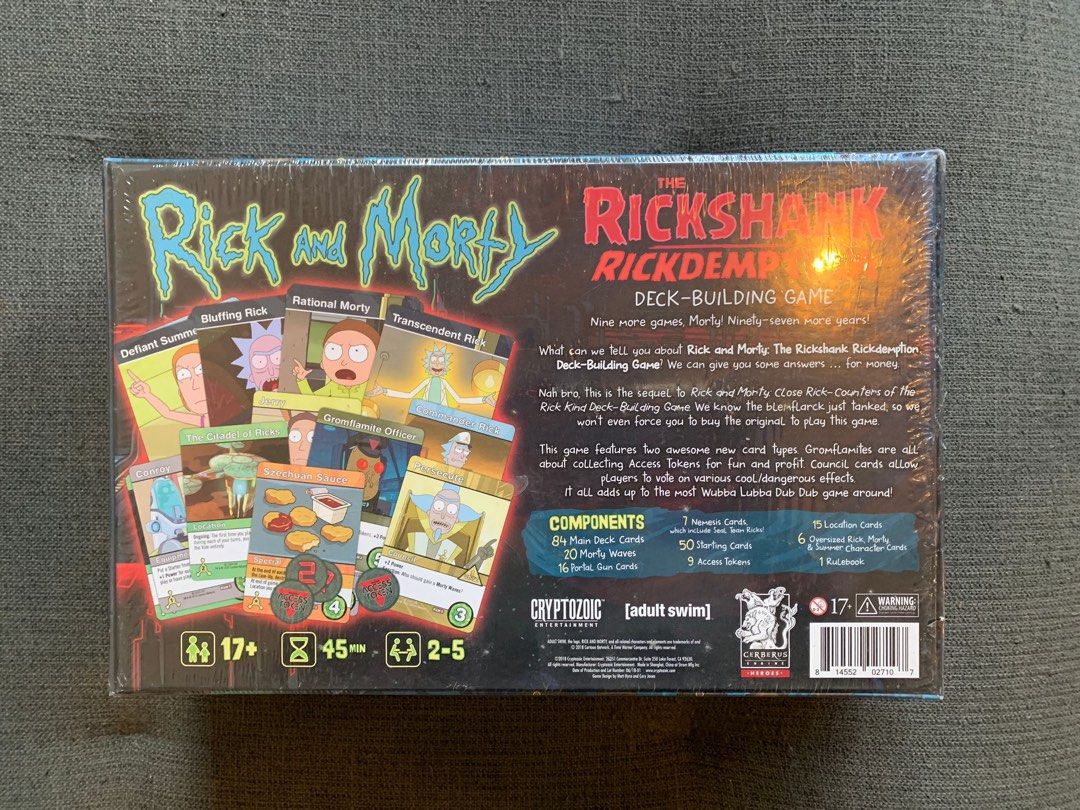 Rick & Morty - Rickshank Redemption, Hobbies & Toys, Toys & Games on ...