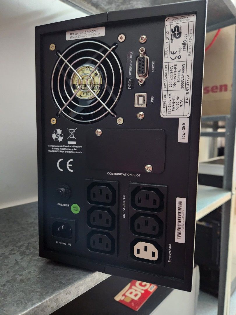 Riello Vision UPS, Computers & Tech, Office & Business Technology on ...