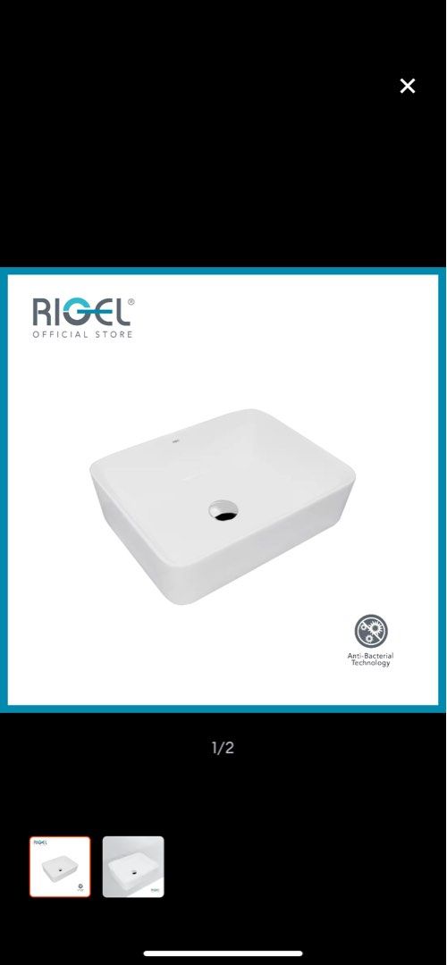Rigel basin, Furniture & Home Living, Bathroom & Kitchen Fixtures on ...