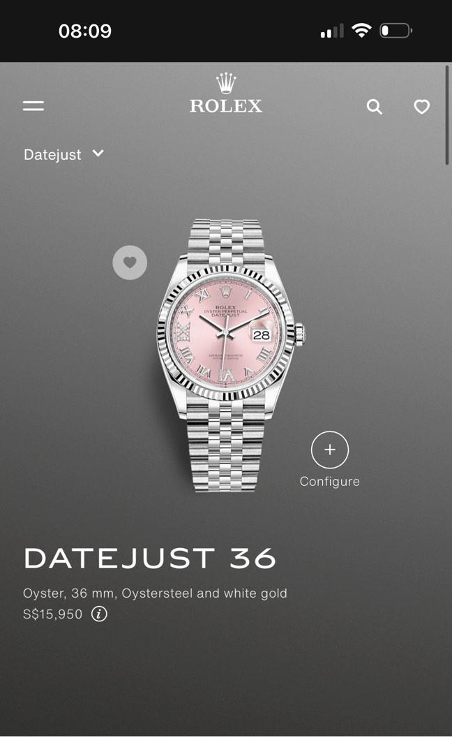 Rolex date just 36mm, Luxury, Watches on Carousell