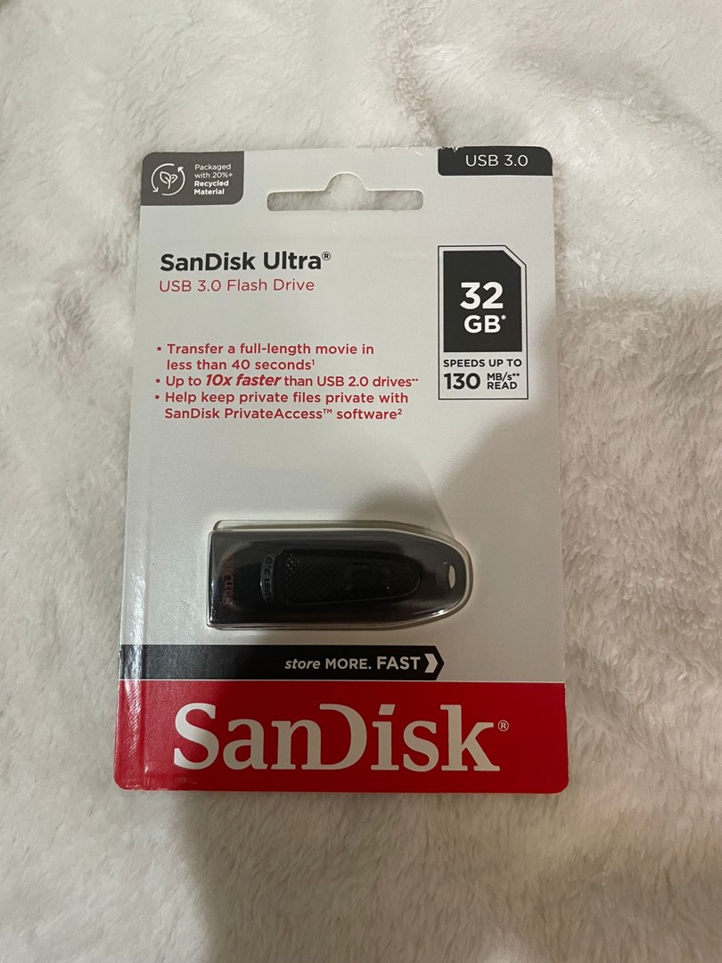 sandisk ultra usb 3.0 flash drive 32gb, Computers & Tech, Parts ...