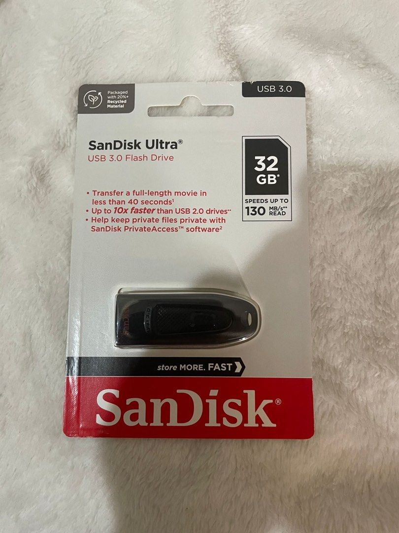 sandisk ultra usb 3.0 flash drive 32gb, Computers & Tech, Parts ...