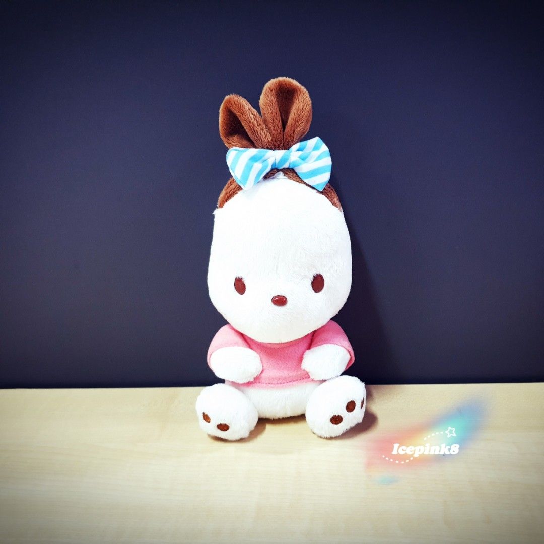 Sanrio Pochacco Ear Musubi Ear Tied Small Plush (Original), Hobbies ...