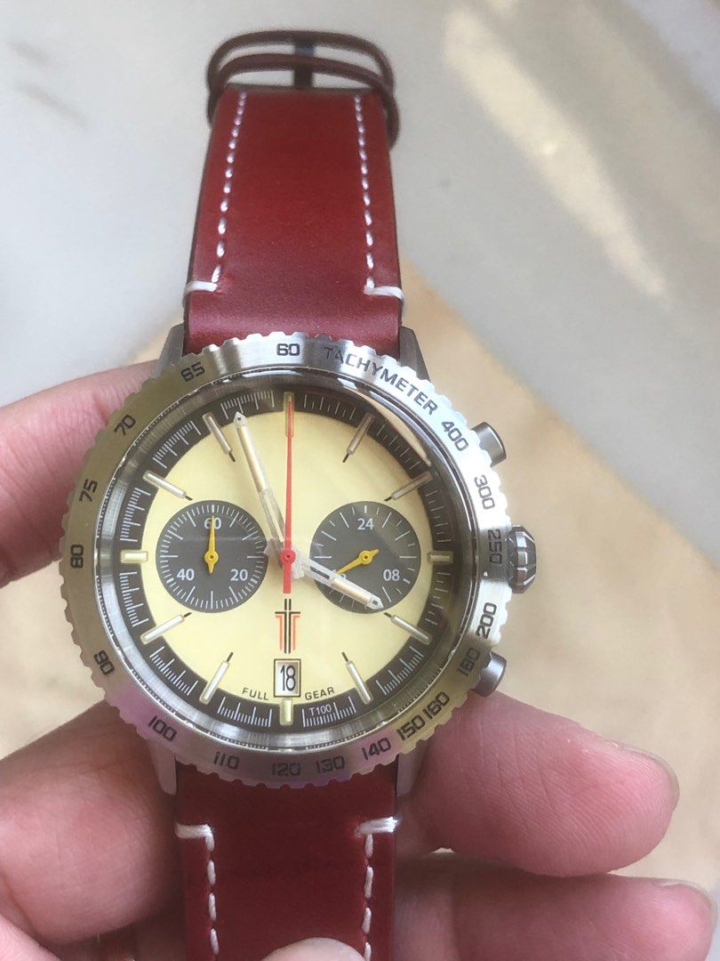 Seiko meca quartz tritium chronograph watch, Men's Fashion, Watches ...