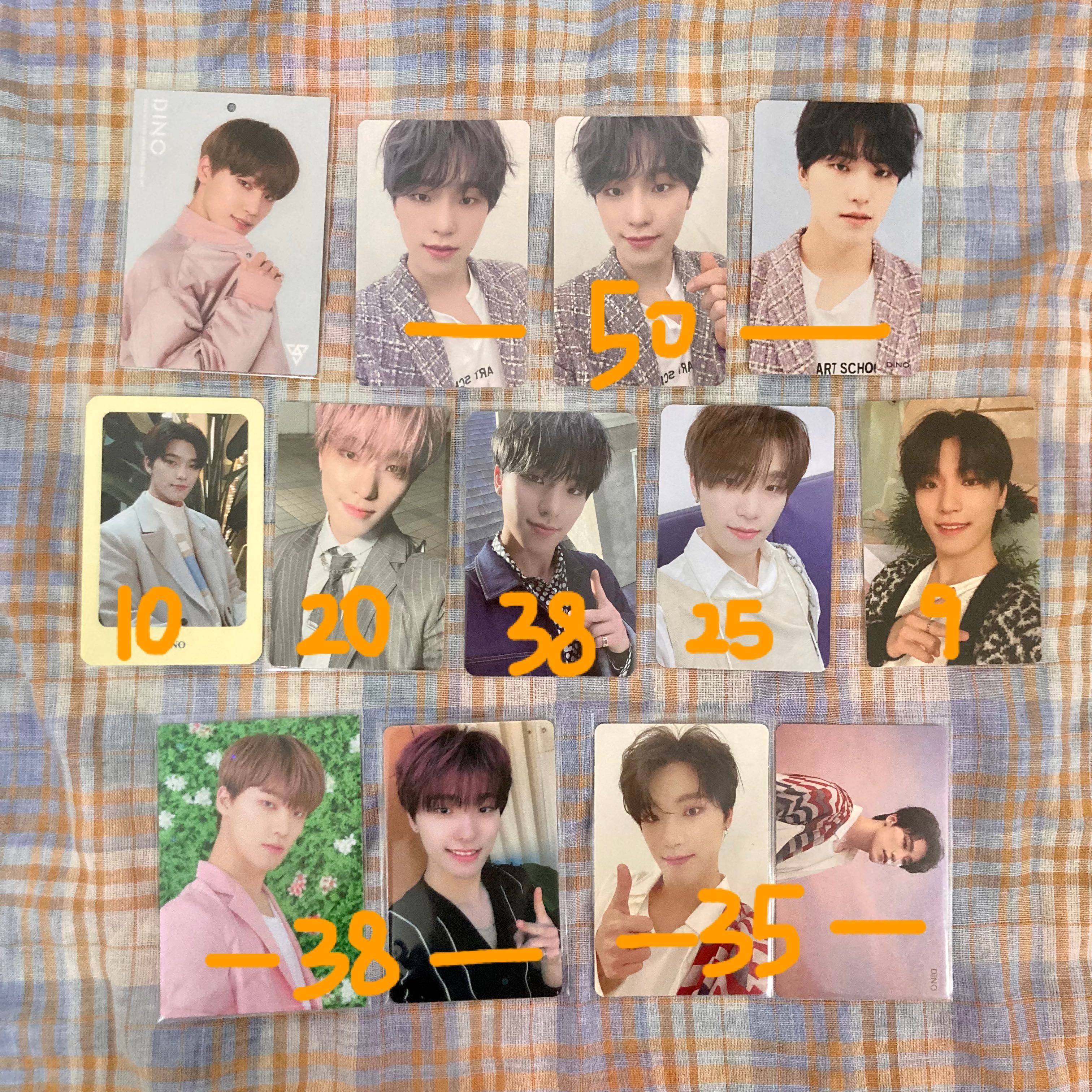 Seventeen svt dino photocard pc fansign hmv album, Hobbies & Toys ...