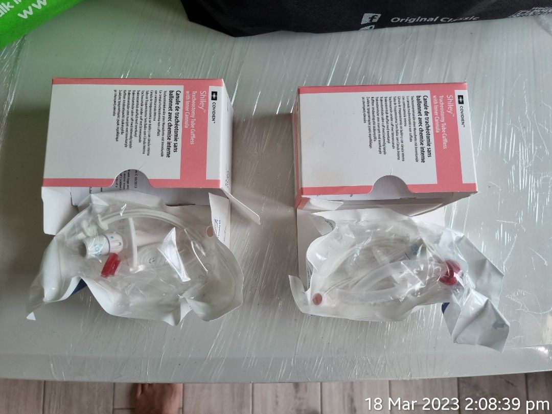 Shiley Tracheostomy Tube Cuffless with Inner Cannula, Health ...