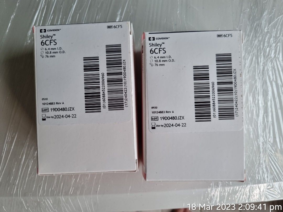 Shiley Tracheostomy Tube Cuffless with Inner Cannula, Health ...