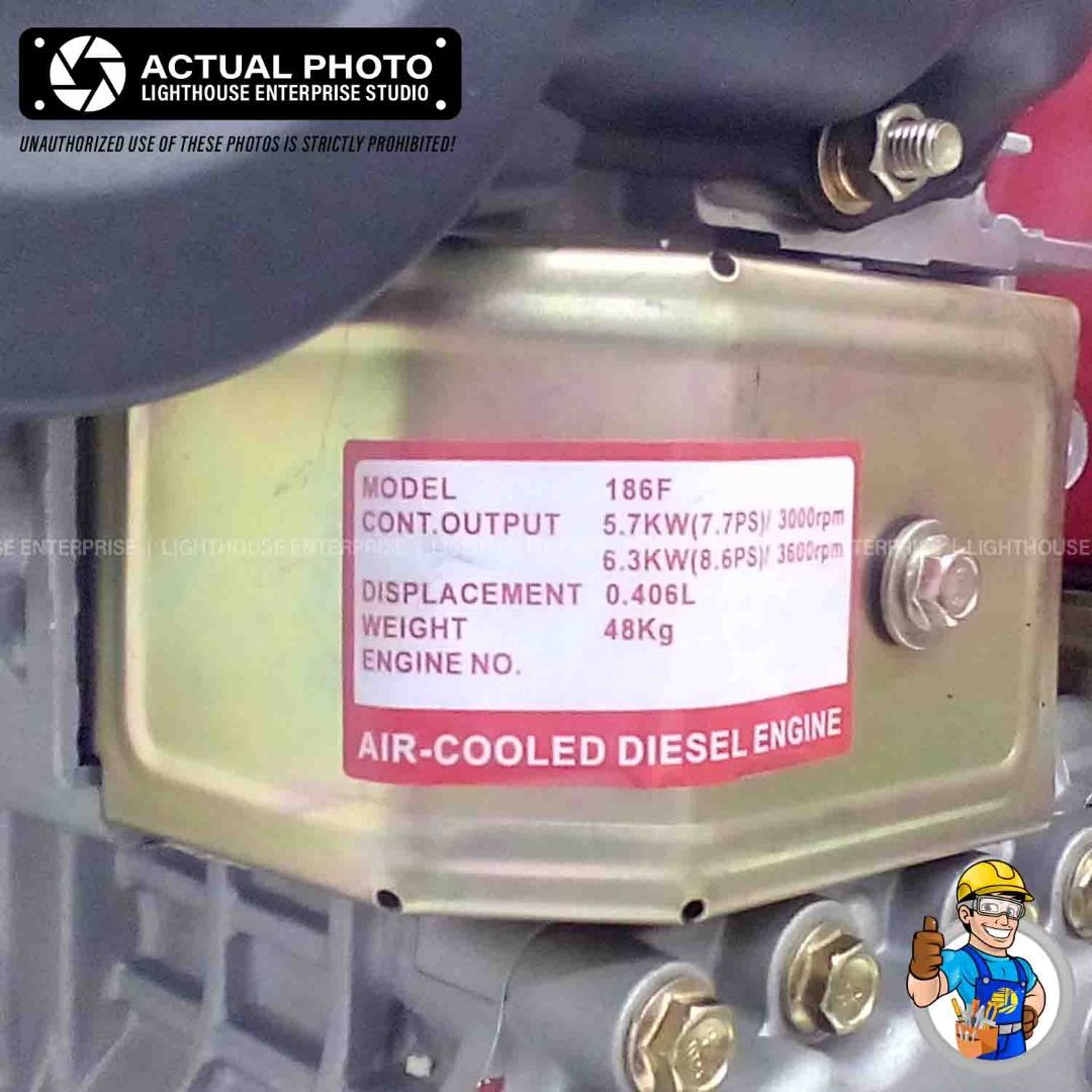 SHINMAX Air-cooled Diesel Engine High Speed STD with 8" AL Starter ...