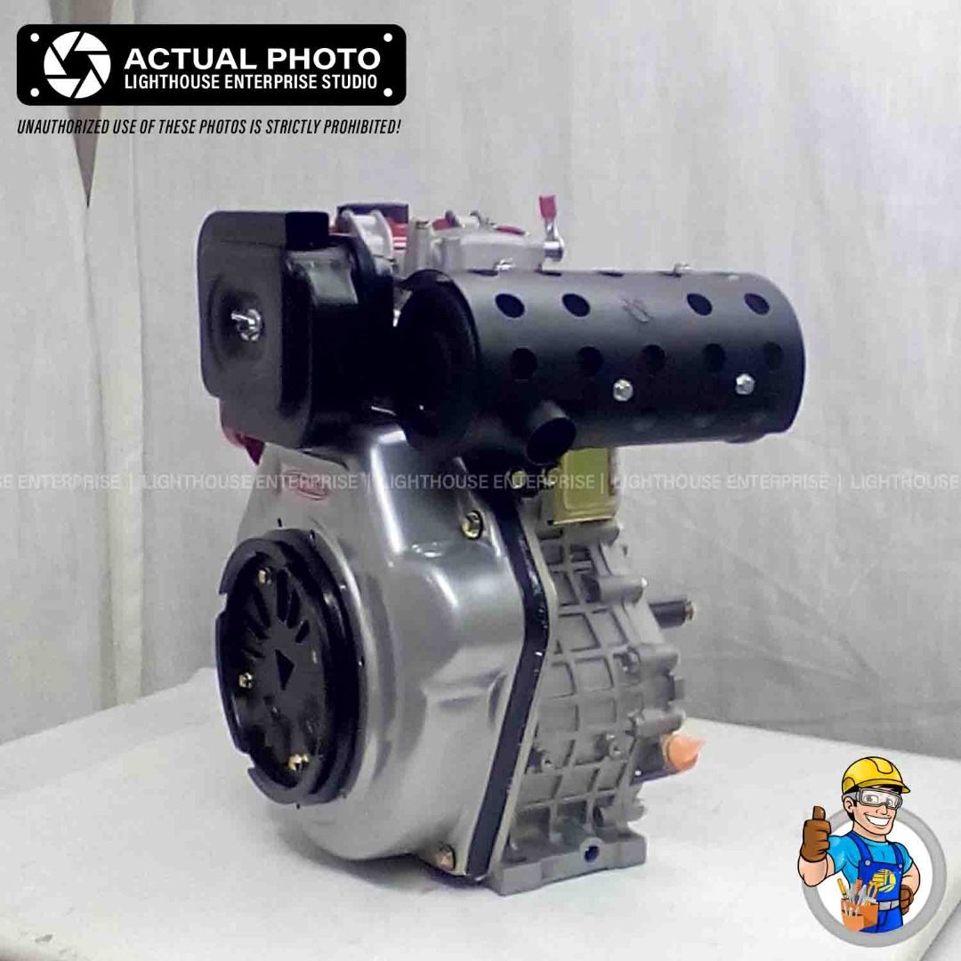 SHINMAX Air-cooled Diesel Engine High Speed STD with 8" AL Starter ...