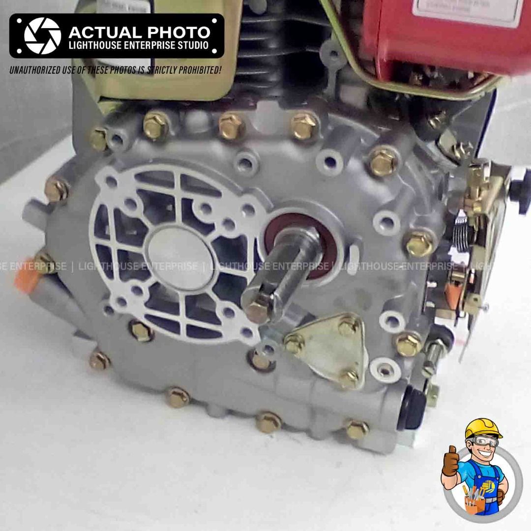 SHINMAX Air-cooled Diesel Engine 7.5HP 1800rpm Low Speed Recoil Start ...