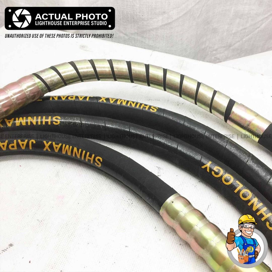 SHINMAX Japan 1-1/2" 38mmx6m Concrete Vibrator Hose / Concrete Vibrator ...
