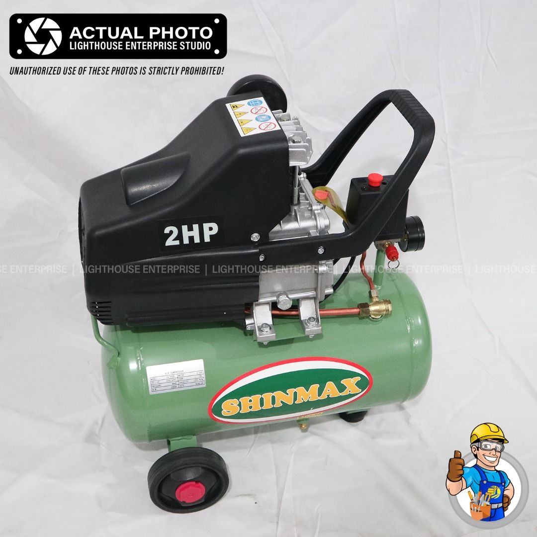 SHINMAX Japan 2HP 25L Air Compressor (2HP-25L/1KW) LIGHTHOUSE ...