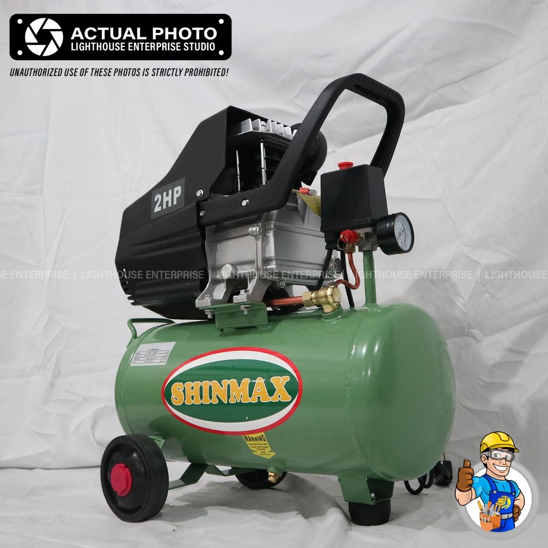 SHINMAX Japan 2HP 25L Air Compressor (2HP-25L/1KW) LIGHTHOUSE ...