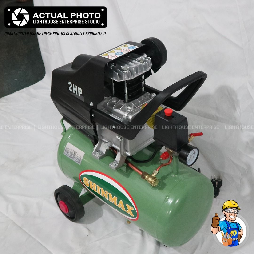 SHINMAX Japan 2HP 25L Air Compressor (2HP-25L/1KW) LIGHTHOUSE ...