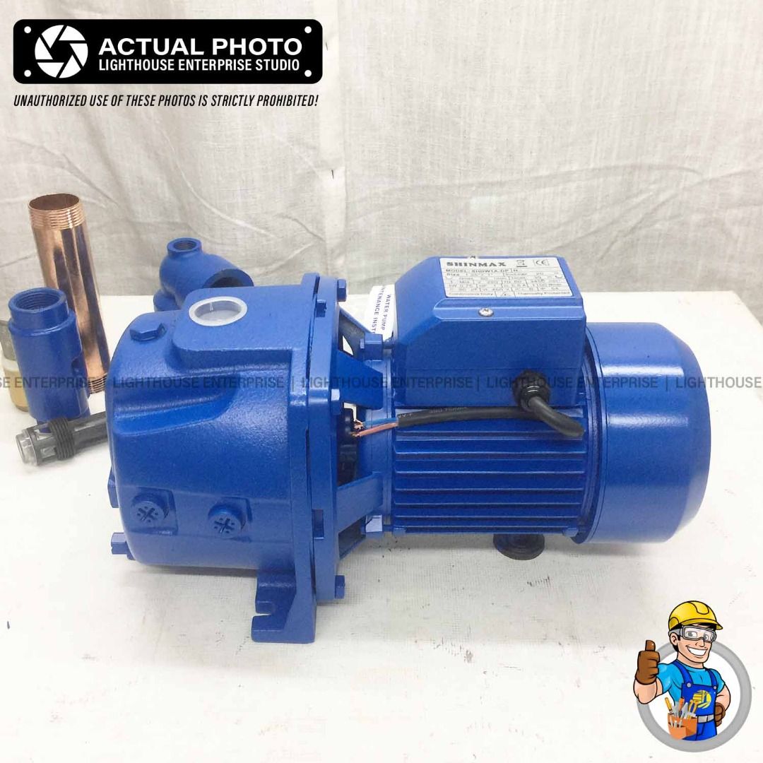 SHINMAX Japan Deep Well Water Pump with Ejector (1HP) LIGHTHOUSE ...