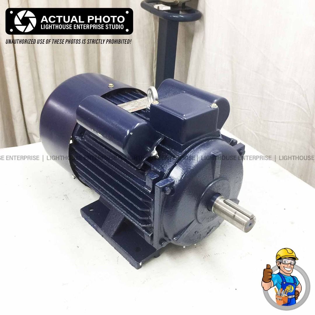 SHINMAX Japan Single Phase 3HP High Speed Aluminum Electric Motor / DC ...